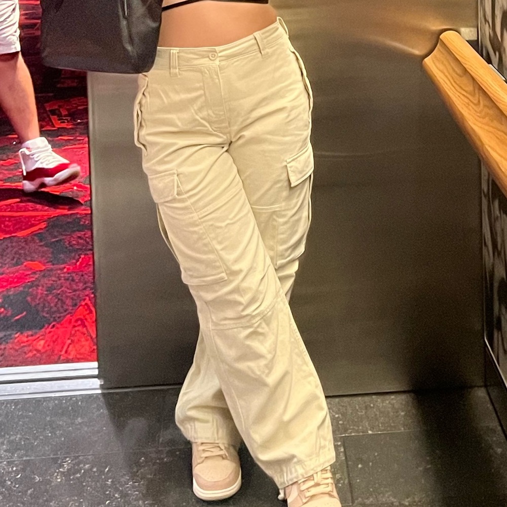 Aritzia Tna Adjustable Cargo Pants - Gem